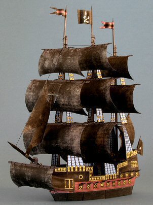 Dark Promise Pirate Ship Papercraft | Papercraft Paradise | PaperCrafts ...