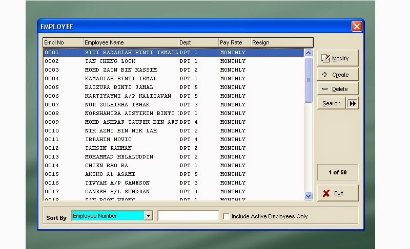 MAS ATIKAH : HR2000-QUICK PAY