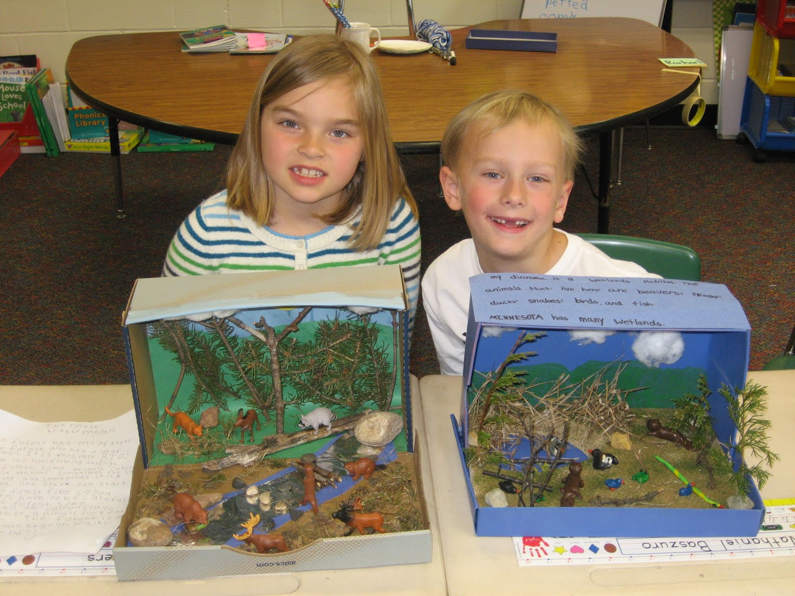 First Grade Fun: Diorama Day