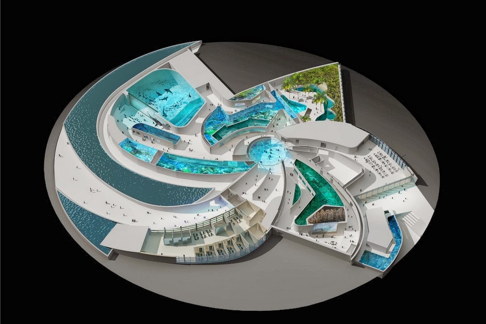 design-dautore: Blue Planet aquarium by 3XN Studio