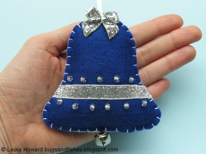 Bugs and Fishes by Lupin: Christmas Ornament Tutorial: Sew a Felt ...