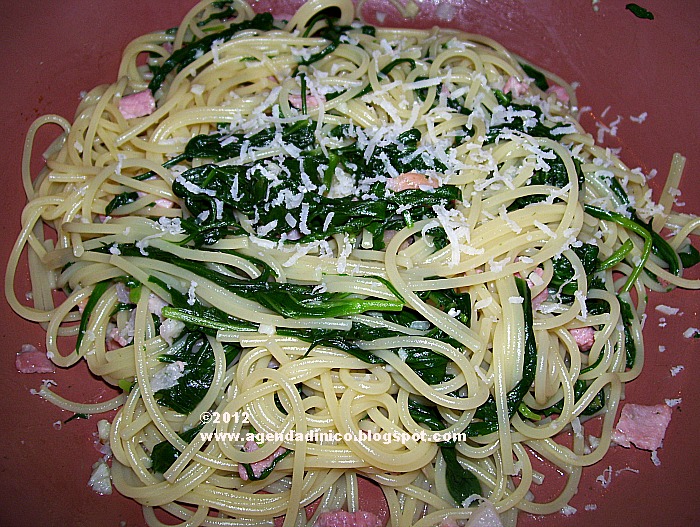 Agenda di Nico: Spaghetti con strigoli, pancetta e Gran Kinara ...