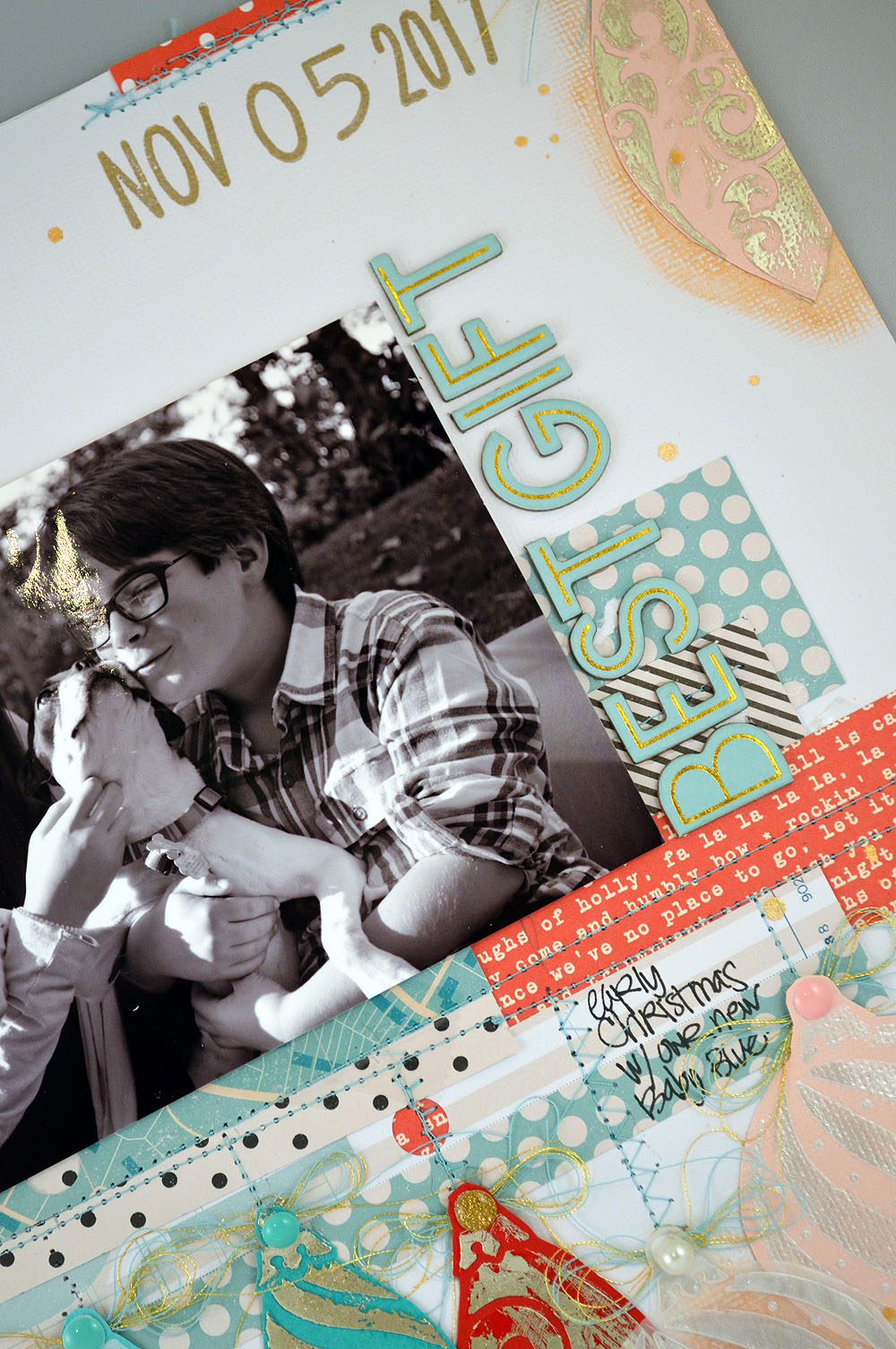 paperCARDinal: BEST GIFT - Scrapbook Layout - The Crafter's Workshop ...