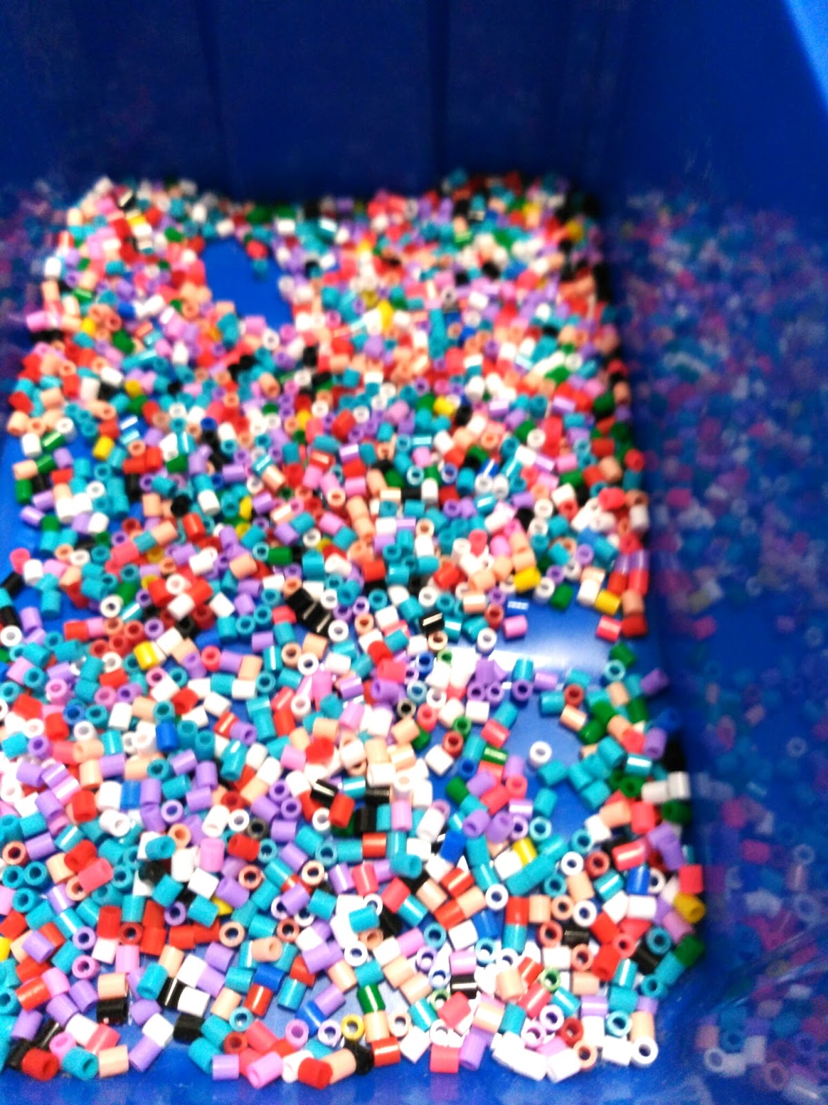 Colgante de flores hama beads