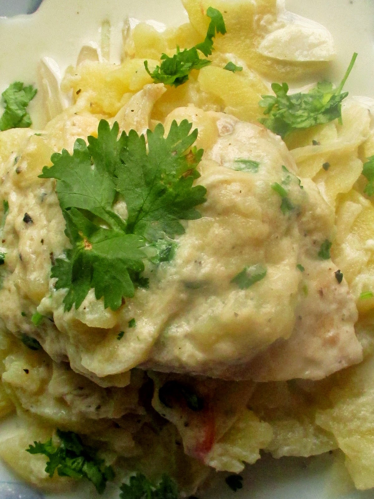 For the Love of Food : Parmesan poached fish