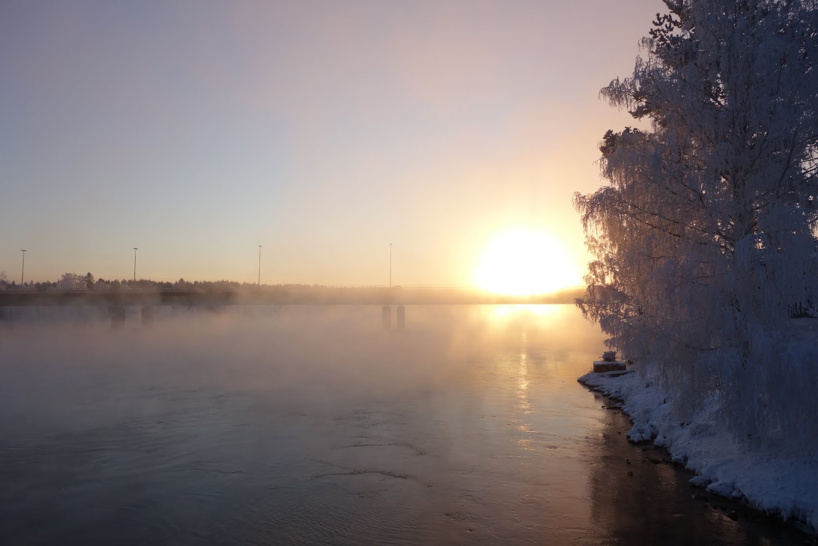 virtualwelt: Auringon nousu Vuoksen yllä