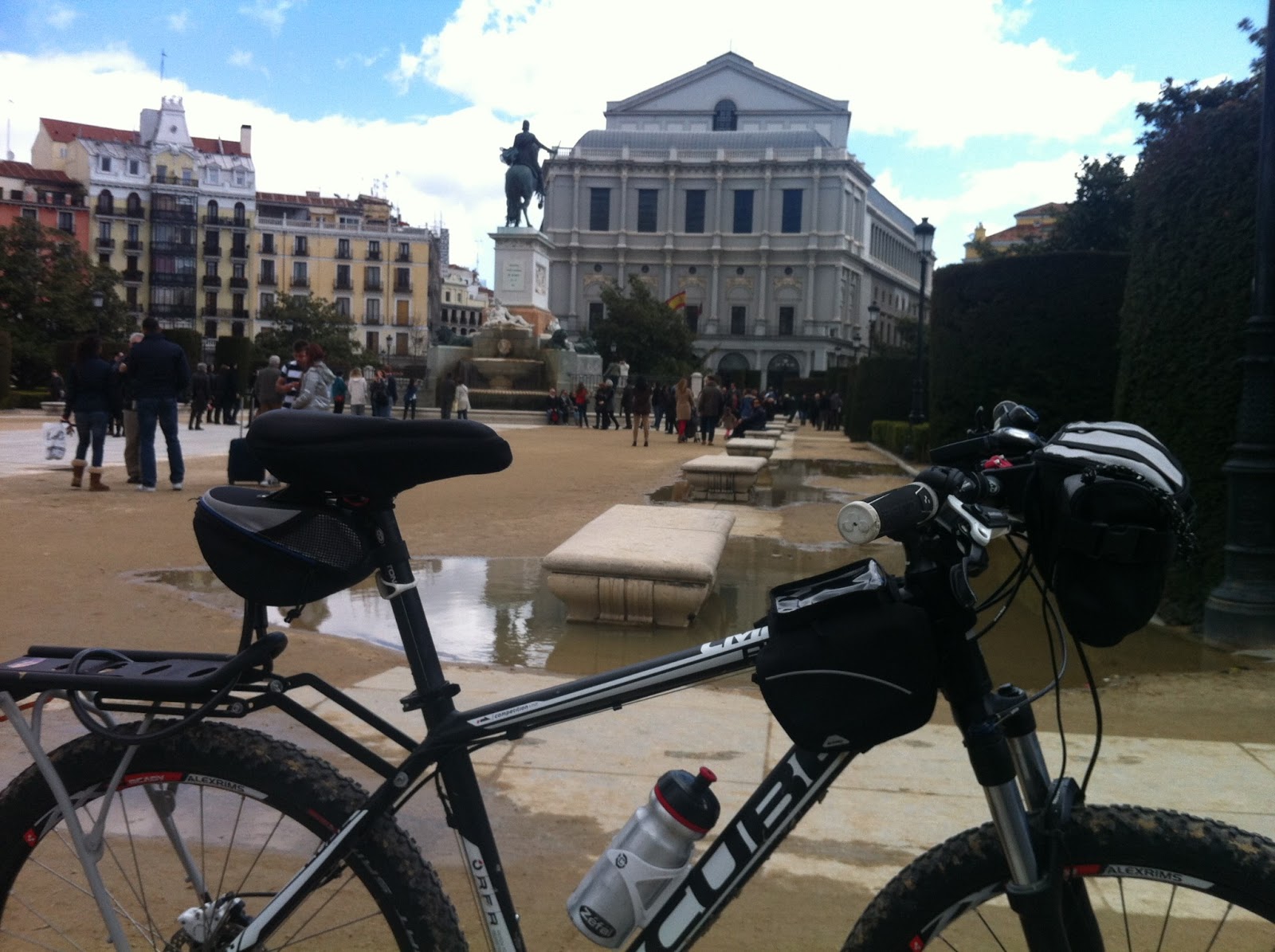 MIS RUTAS Y VIAJES EN BICICLETA MTB: RUTA ALCORCÓN - MADRID CENTRO