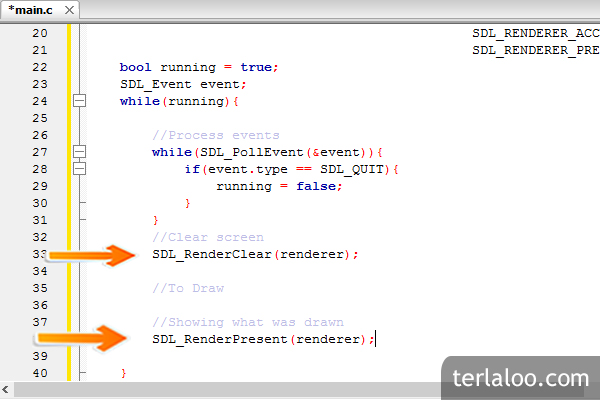 SDL 2.0 ~ Using the GUI library and access it with C - Terlaloo.com