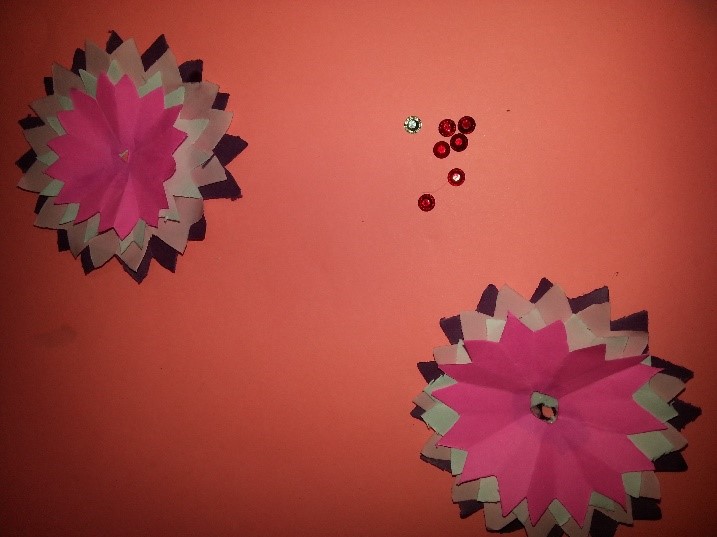 How to make a 2D shape paper flower