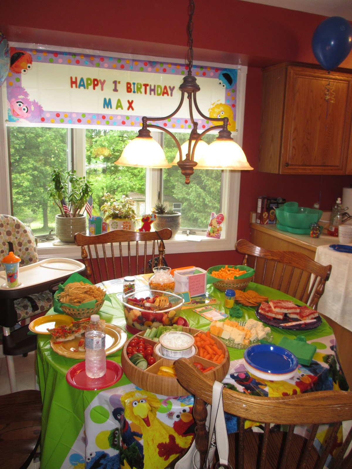 Wediquette and Parties: Max's Sesame Street 1st Birthday Party