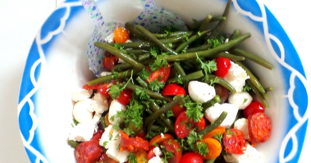 My Culinary Curriculum: Salade de haricots verts, tomates cerises, feta ...