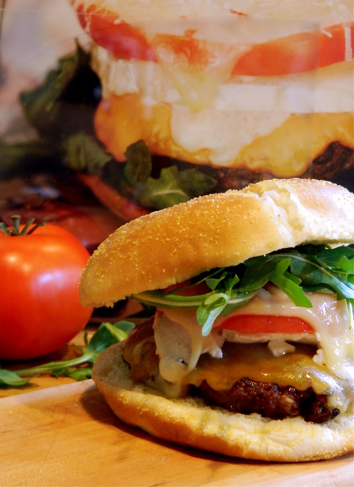 Madame Anne aux fourneaux: Burger quatre fromages
