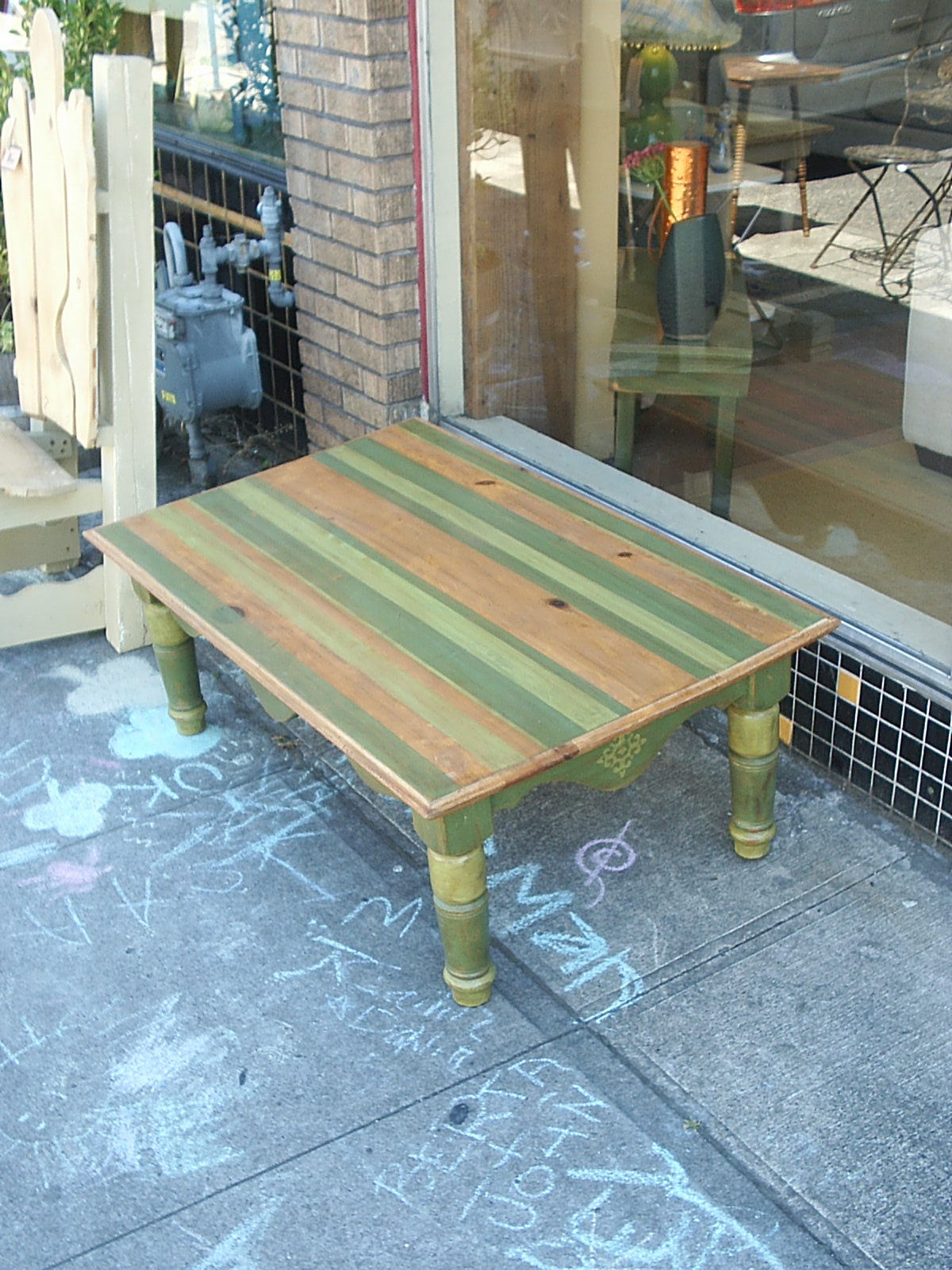 Brett Bigham Design: A Ruined Coffee Table Gets A Second Life.