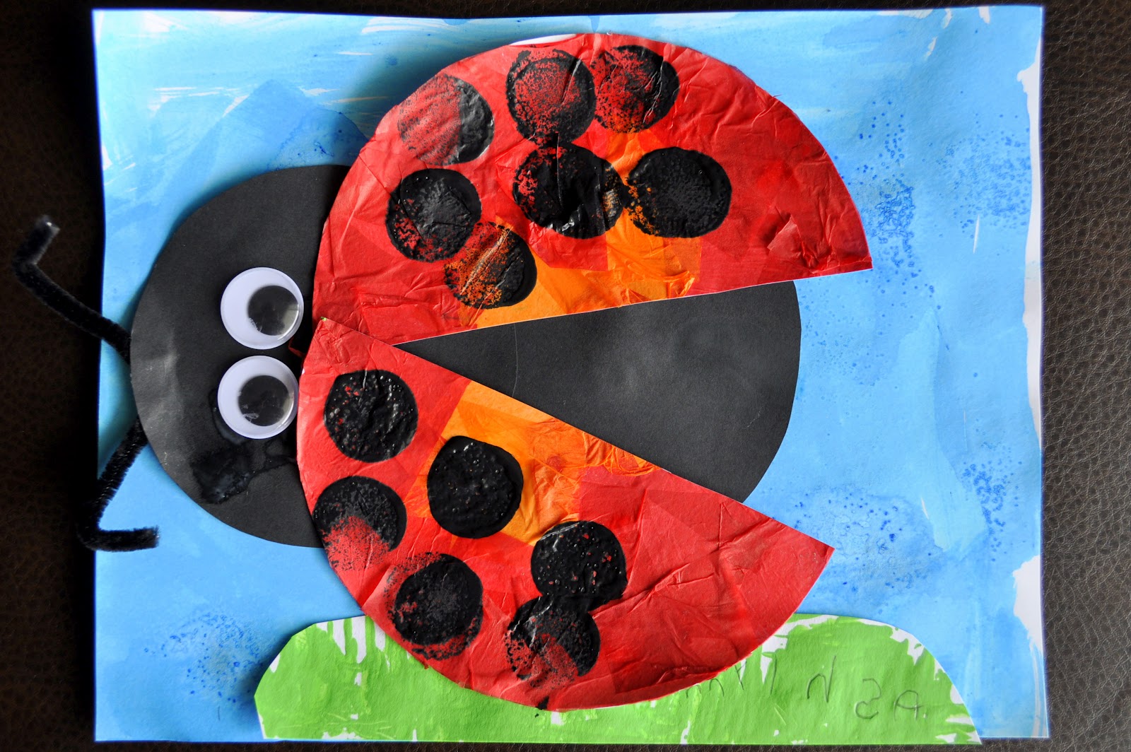 Eric Carle Inspired Lady Bug ~ She's Crafty