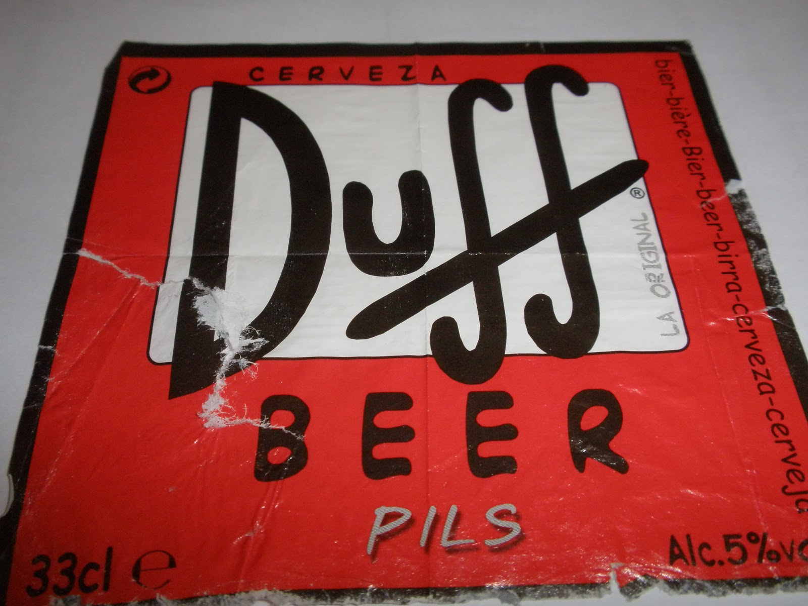 DUFF BEER | BEER DISASTER