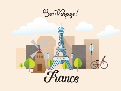TICE 2019 - Le projet final: Le voyage en France