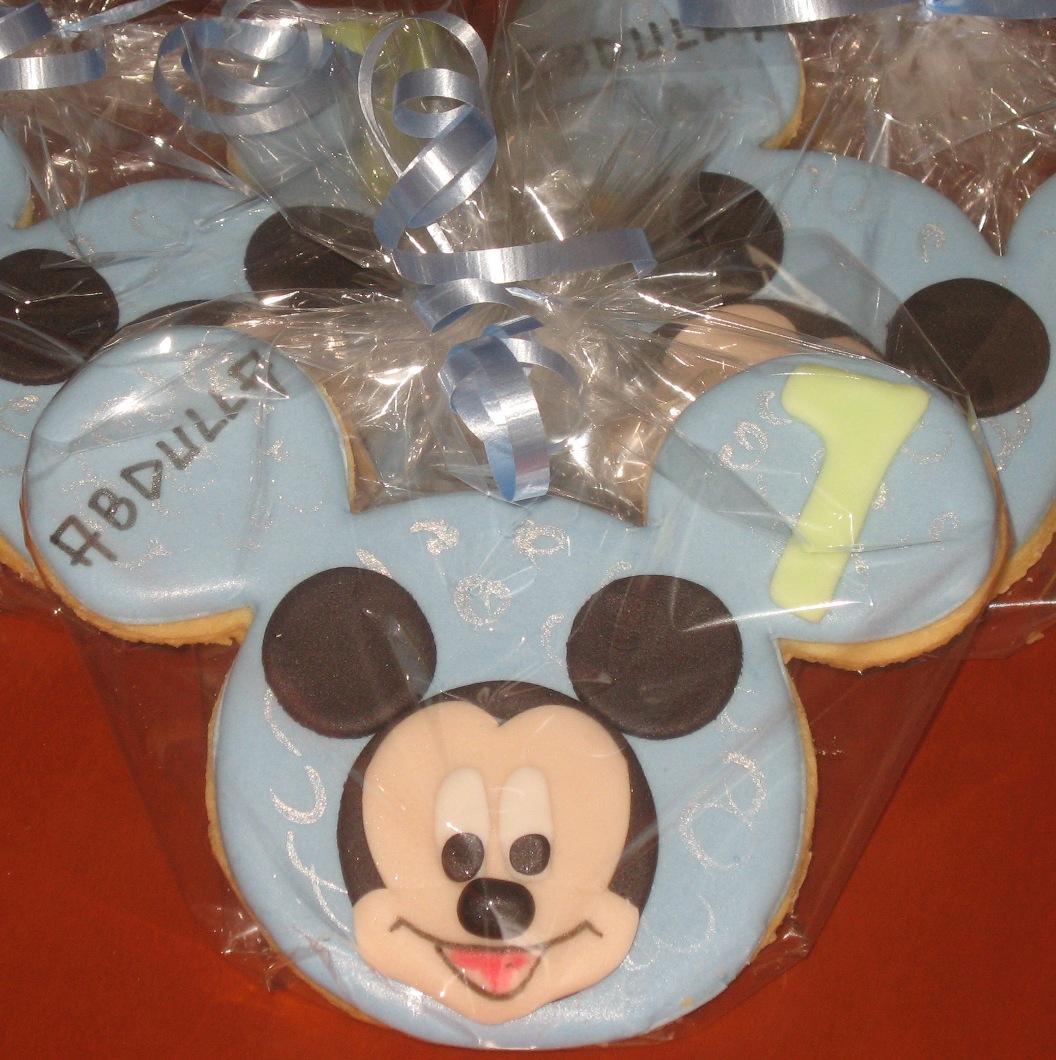 Baby Mickey Mouse Cookies