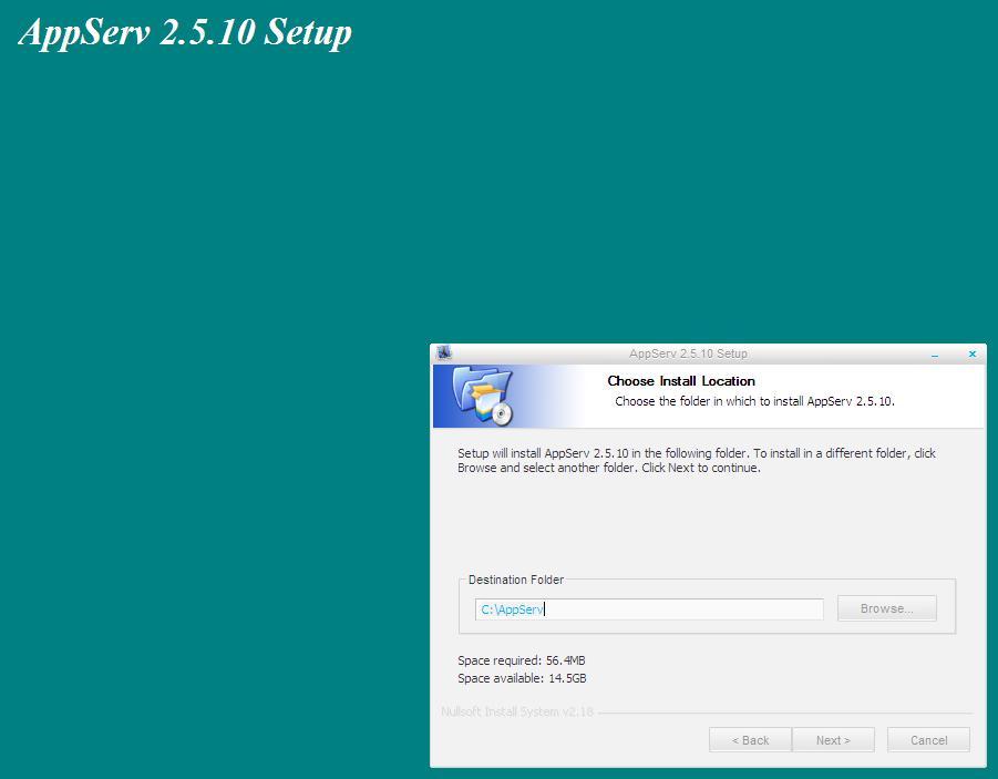 Programmer Nganggur: Instalasi Appserv 2.5.10 / Appserv 2.6.0
