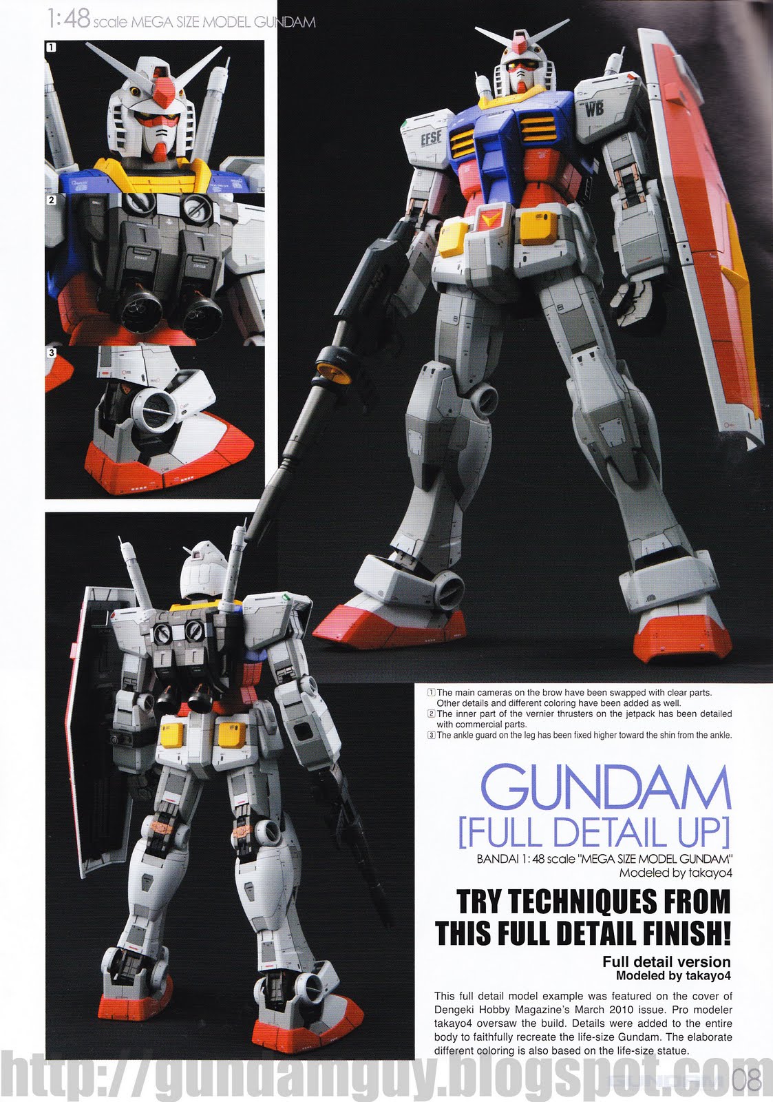 GUNDAM GUY: Gunpla Step Up Manual [English Translated Ver.] For 1/48 ...