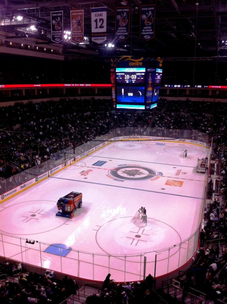 Harmony - Live, Love, Laugh: Jets vs Hurricanes at the MTS Center in ...