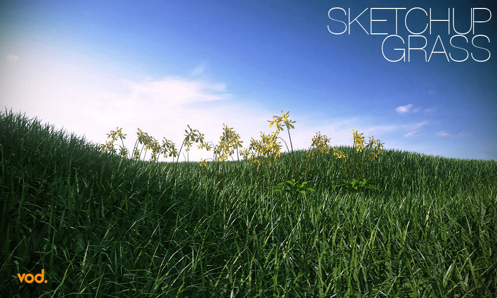 virgooktaviano.com: Sketchup Grass with Tutorial