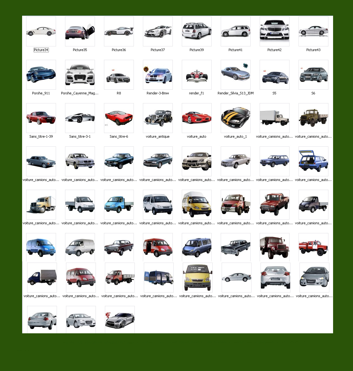 Cars Cutting Out Png | Decorate Free