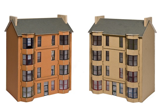 Scottish tenement block architectural models | YOUR HOME IS LOVELY