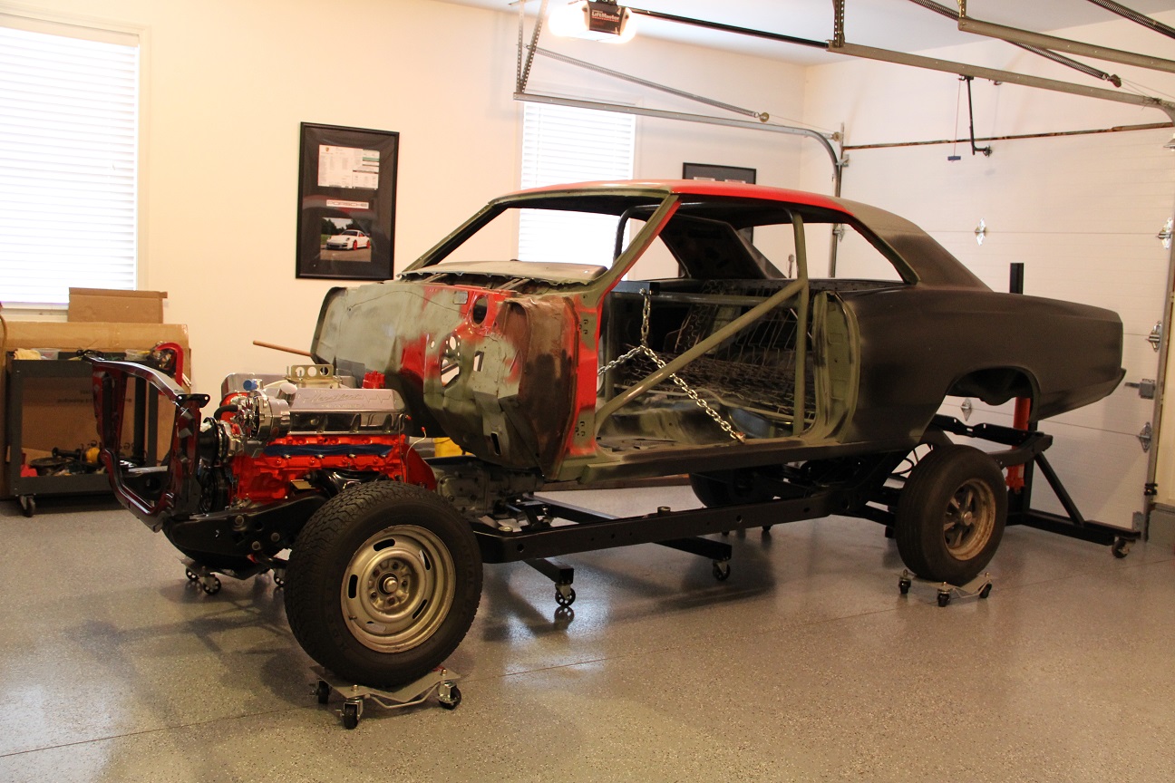 The making of Steve's 1966 Chevelle SS: Trans Support Complete & Body ...