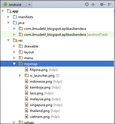 Contoh Android Custom ListView untuk menampilkan Image dan Text