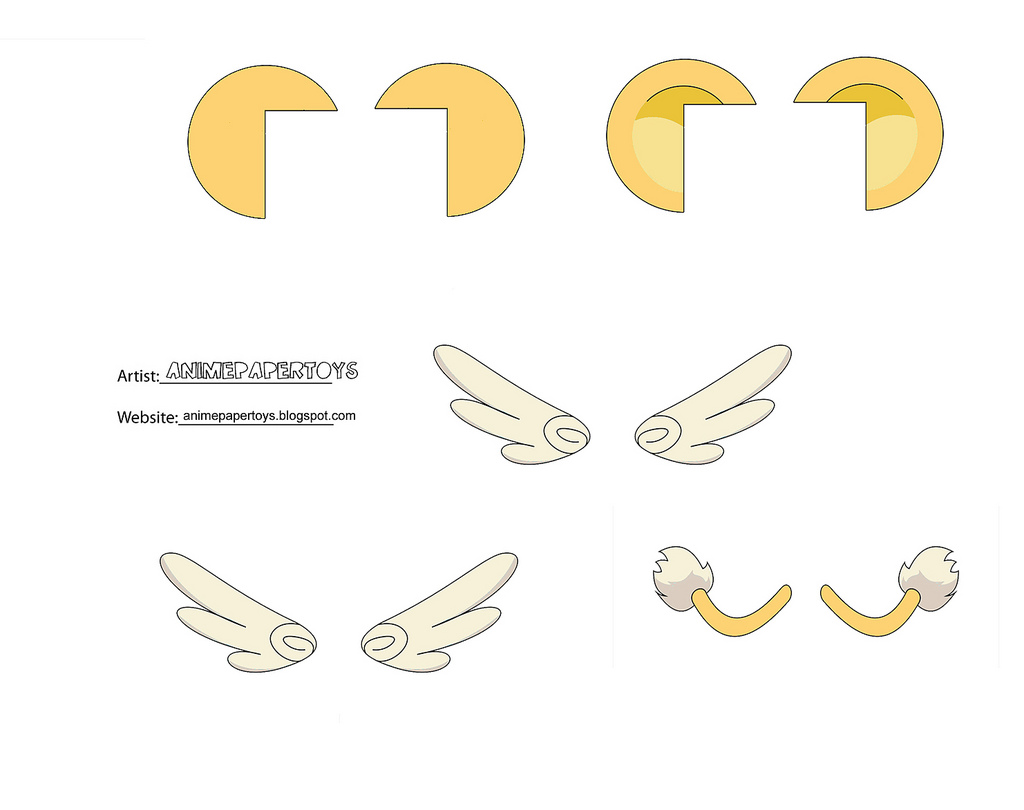 Adel's Book: Cube Paper Craft Some Cute Characters