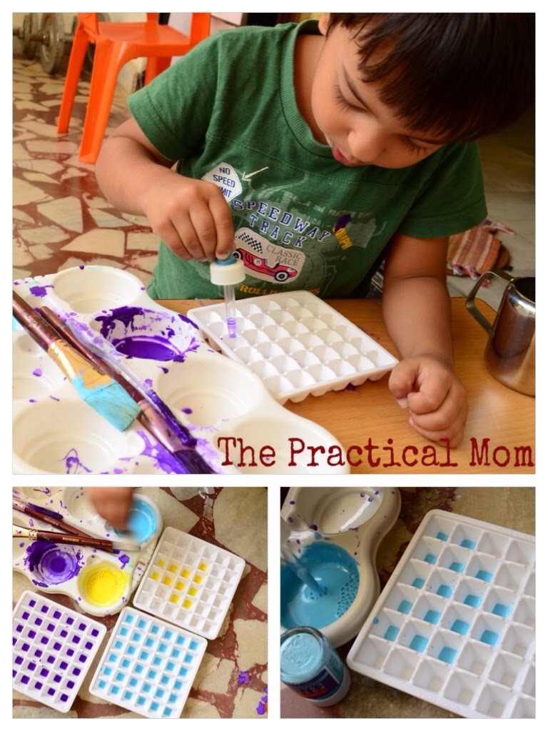 Practical Mom: Toddler Fine Motor Skill Activities: Transferring ...
