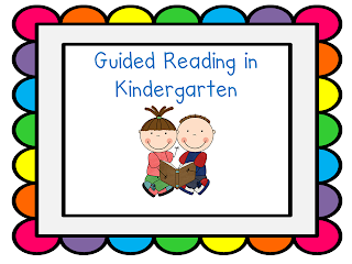 A Teacher's Touch: Guided Reading in Kindergarten Continued....