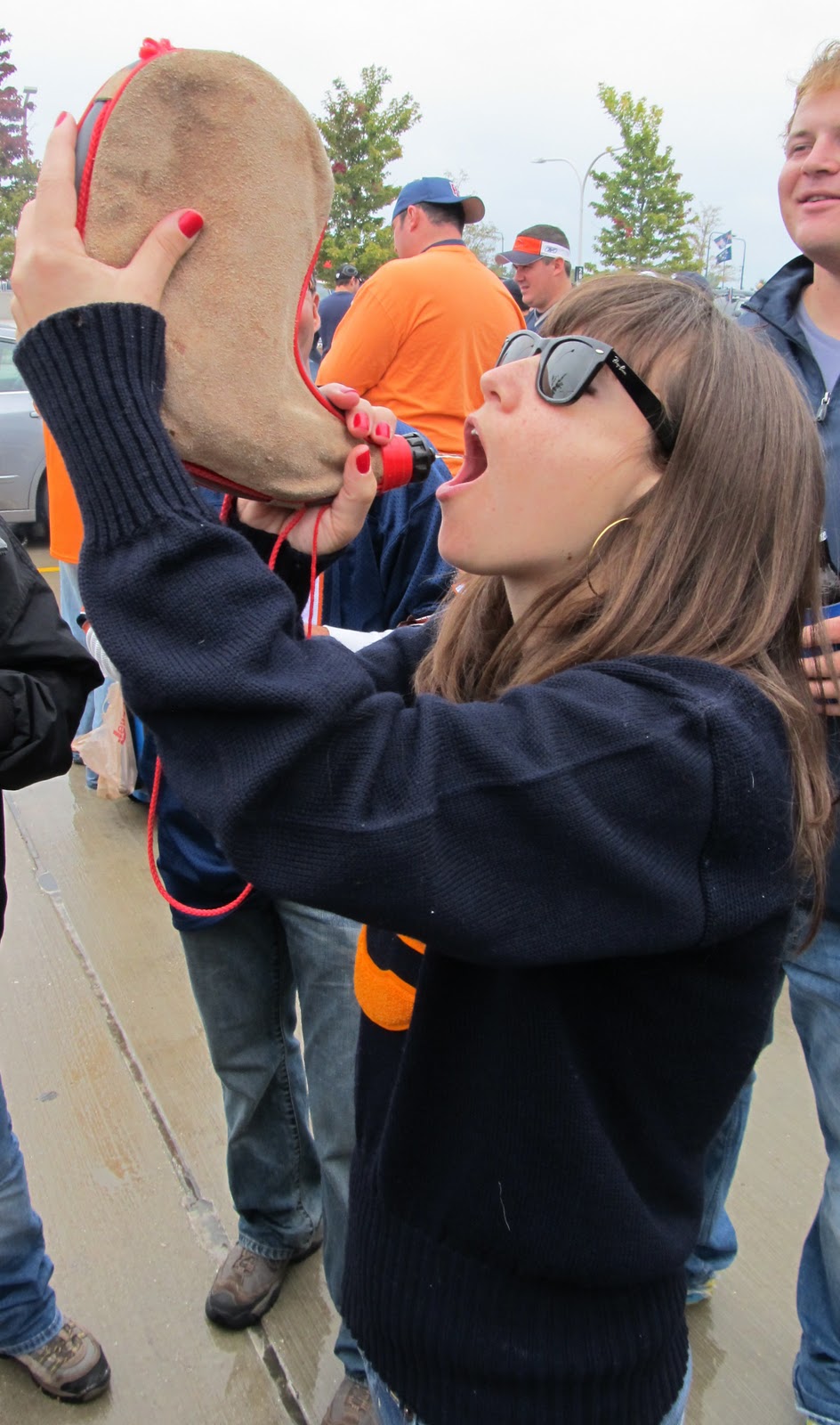 Greetings from Texas: Megan Goes to the Chicago Bears Tailgate Party
