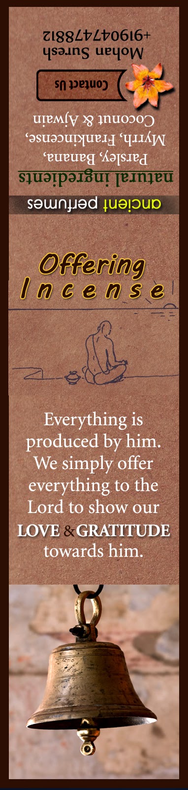 Healing Fragrance of Ancient Scripture: Offering Incense