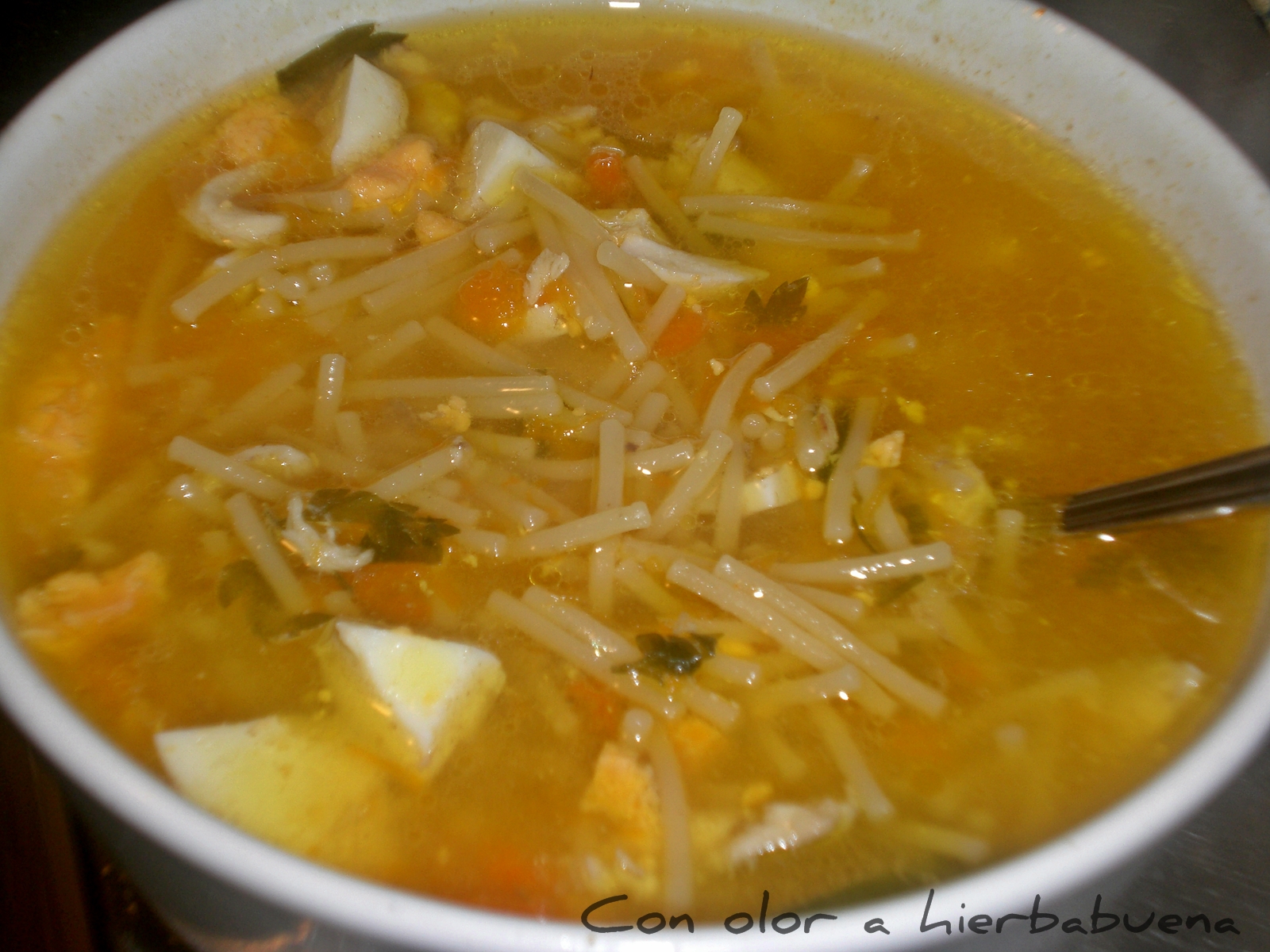 Con olor a hierbabuena: Sopa de picadillo