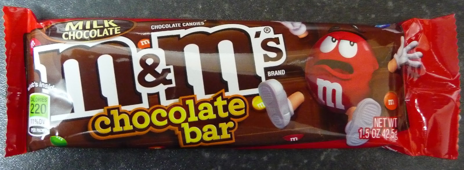 Something to look forward to: M&M's Chocolate Bar