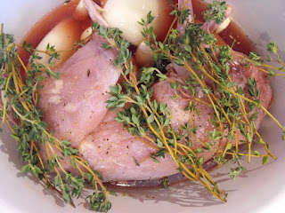 You Eat Like That Every Day?: Drunken Rabbit with Red Quinoa Risotto ...