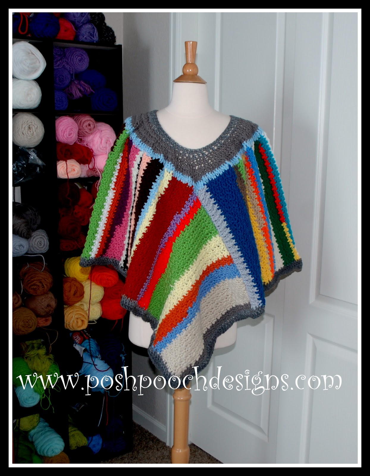 Posh Pooch Designs : Scrap Happy Poncho - Free Photo Tutorial and ...