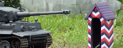 WWII German Guard Post Papercraft | Papercraft Paradise | PaperCrafts ...