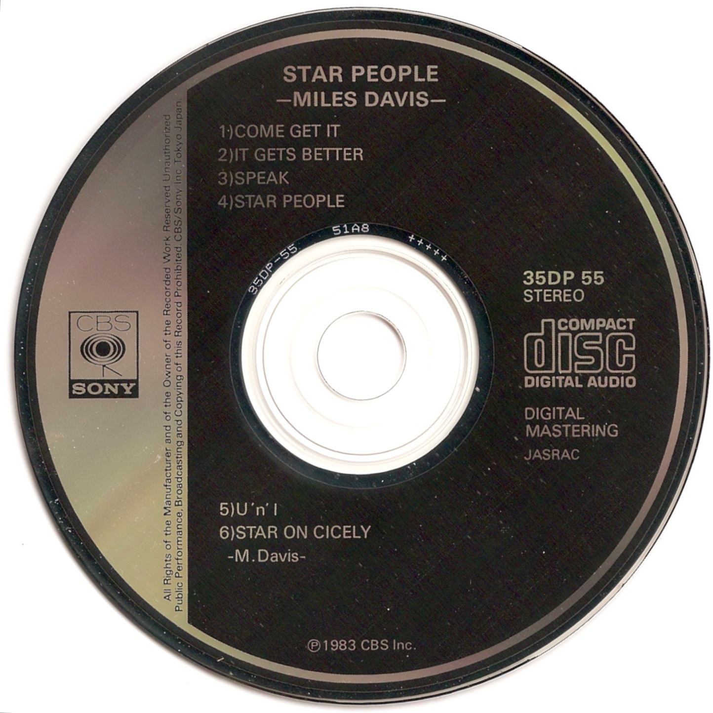 The First Pressing CD Collection: Miles Davis - Star People