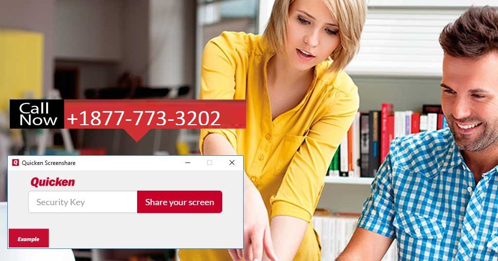 Use Quicken Screen Share Feature for Exact Solution