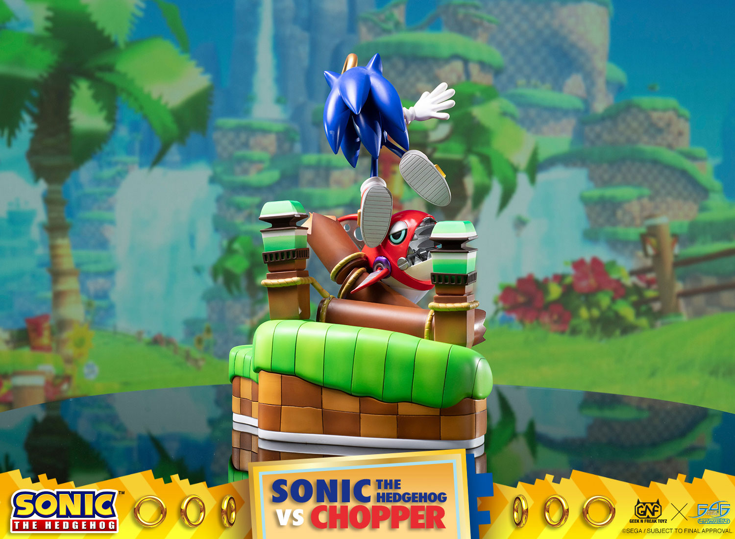 Sonic vs Chopper Diorama (First 4 Figures)