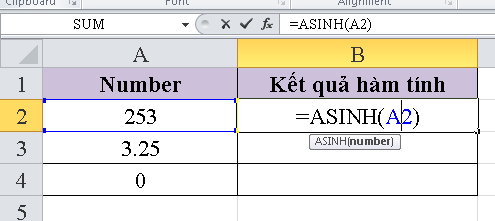 Hướng dẫn sử dụng Hàm ASIN function trong excel | TỰ HỌC EXCEL