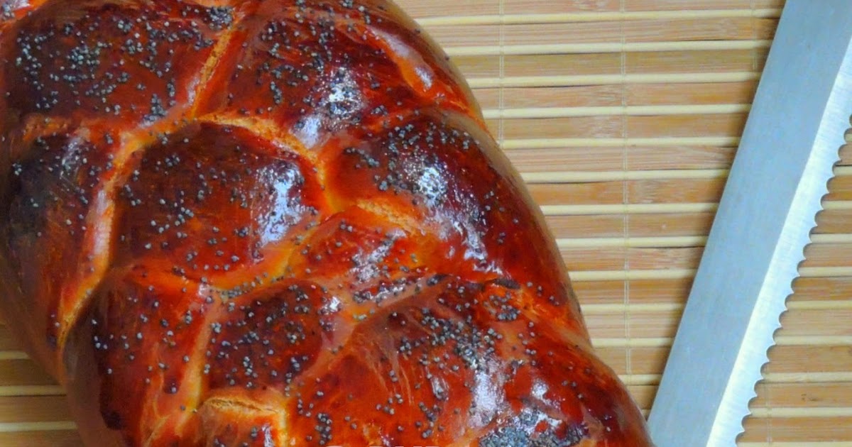Priya's Versatile Recipes: Five-Strands Braided Challah Bread