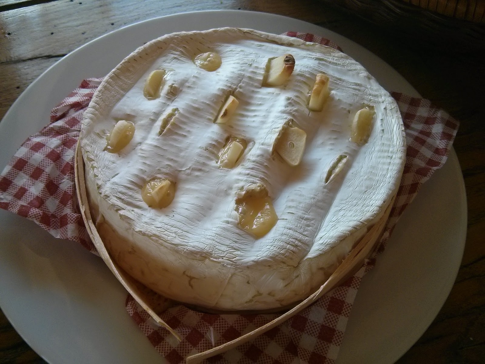 Travel Pennies: Memory Dish: Baked Garlic Camembert, inspired by France