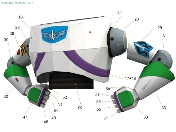 Buzz Lightyear ~ See Paper Model