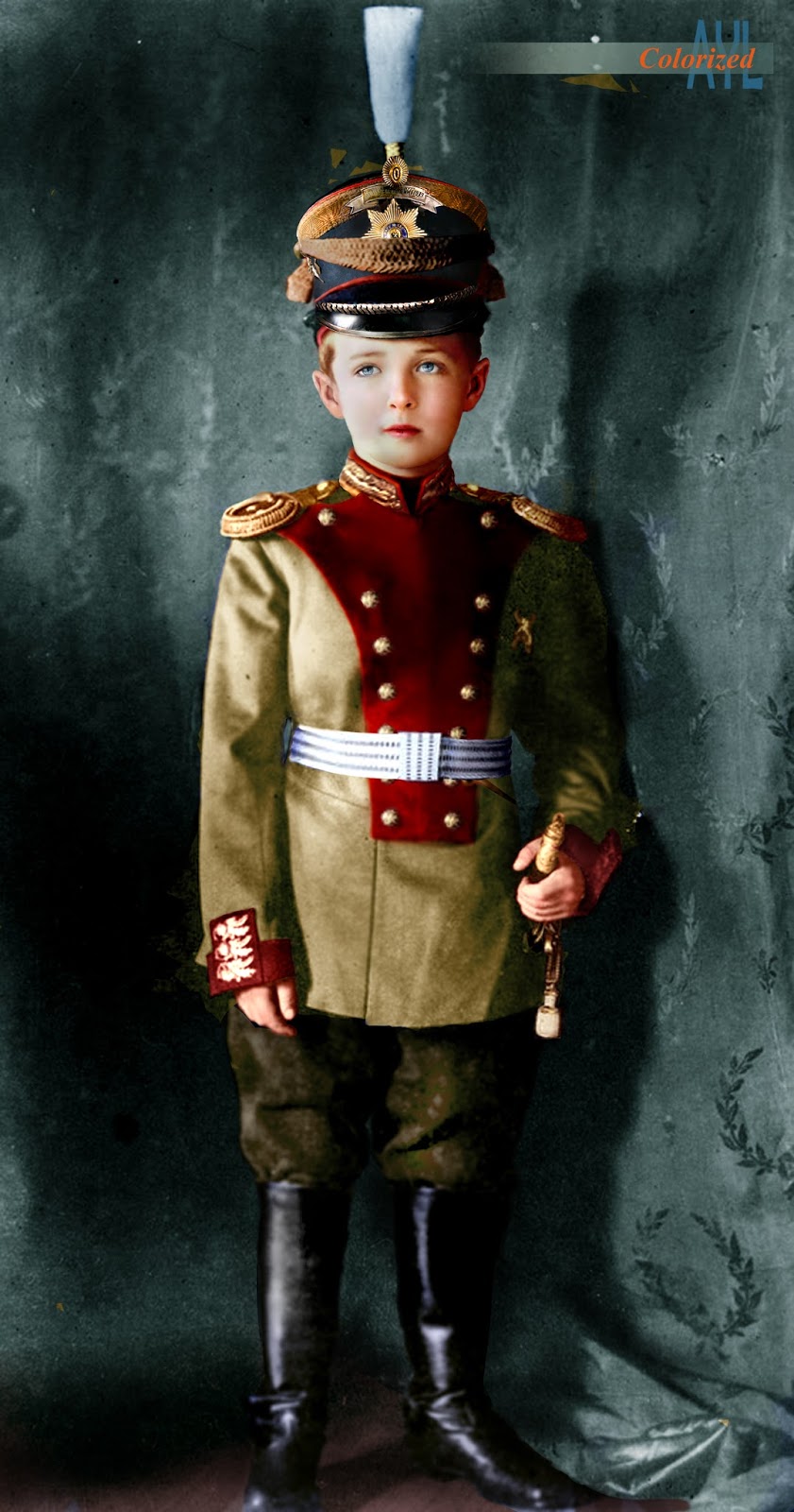 Colors for a Bygone Era: Tsarevitch Alexei 1912-13