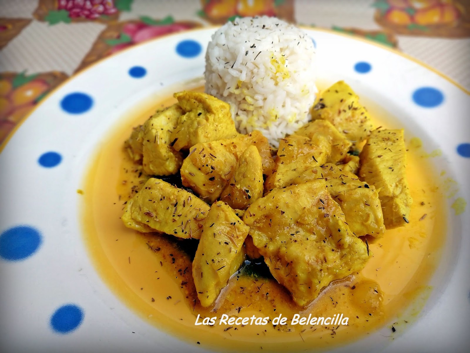 Pollo al curry light