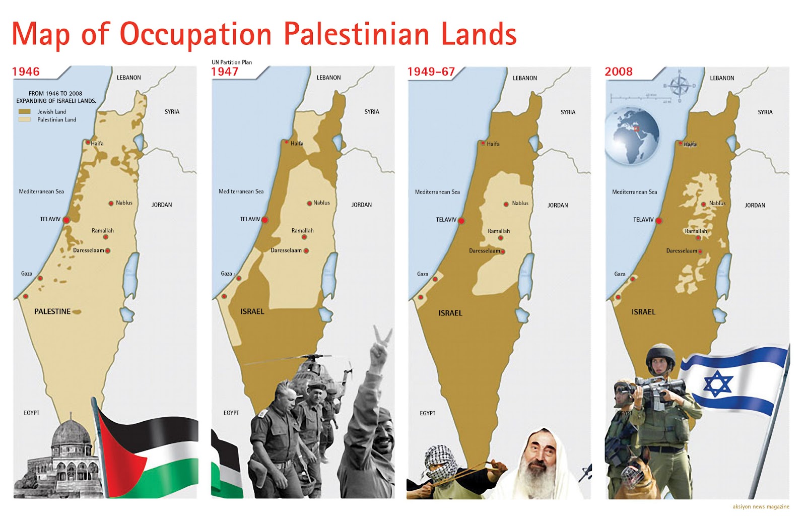 PALESTINIE WEST BANK & GAZA - GEOGRAPHICAL MAPS OF PALESTINIE WEST BANK ...