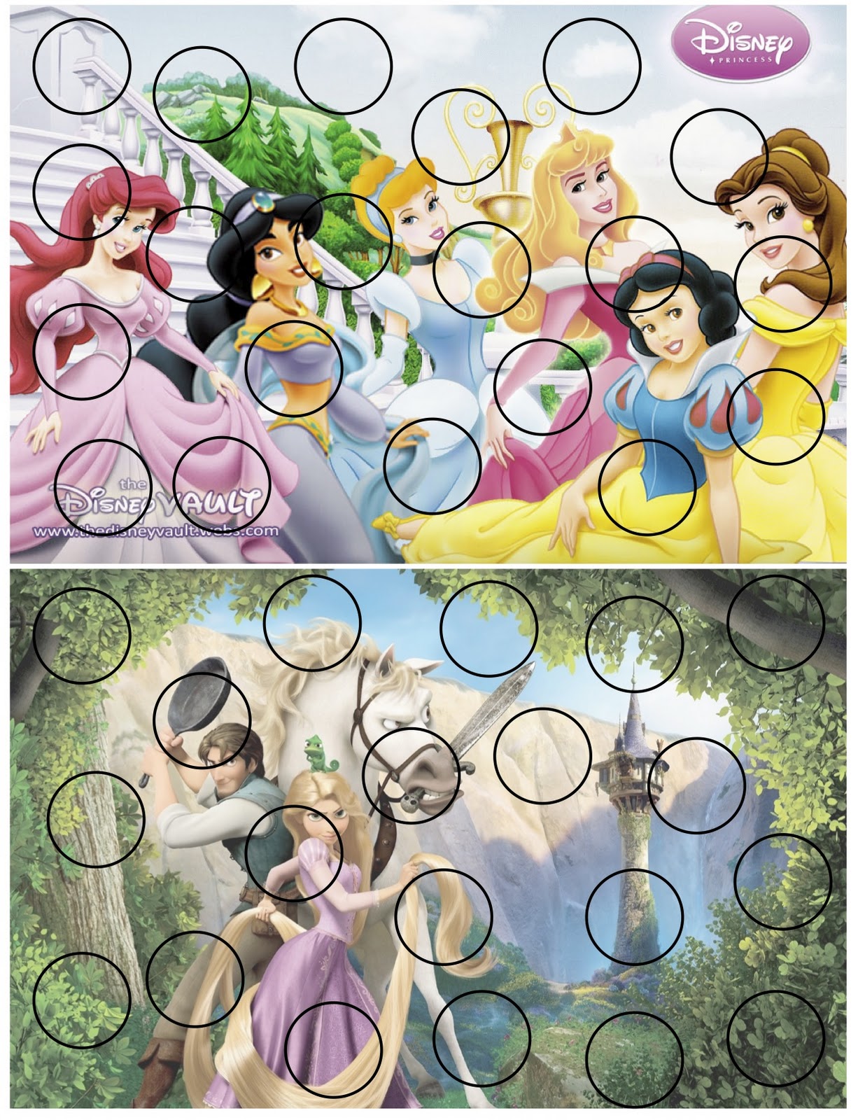 Incentive Cards: Princess Version - Sing A New Song